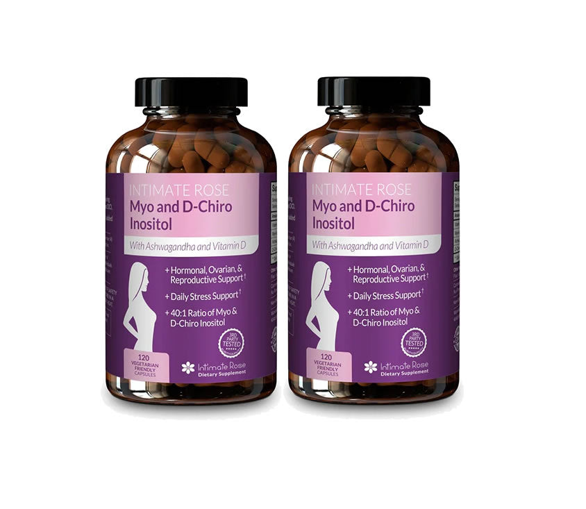 2 Pack - Myo-Inositol & D-Chiro Suplemento De Inositol – Intimate Rose